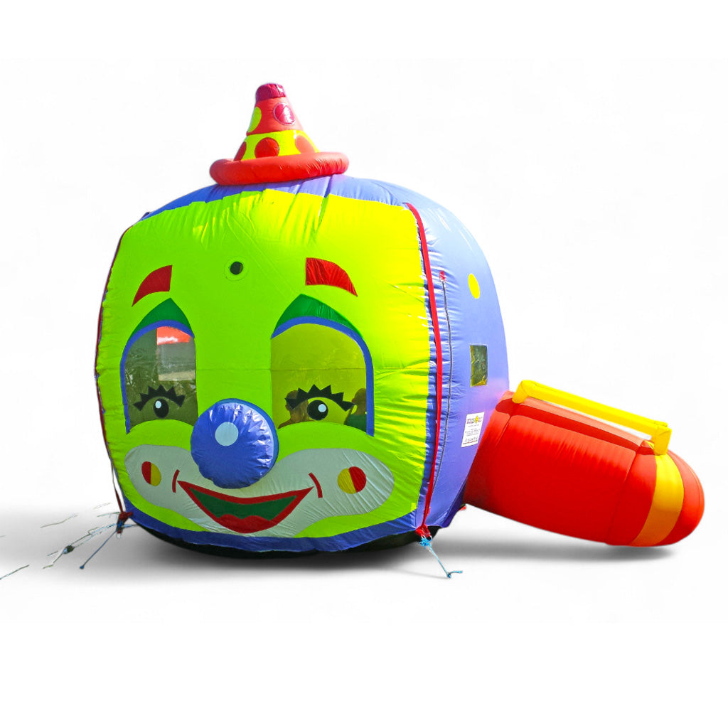 Rent a wind balloon clown – with floating balloons